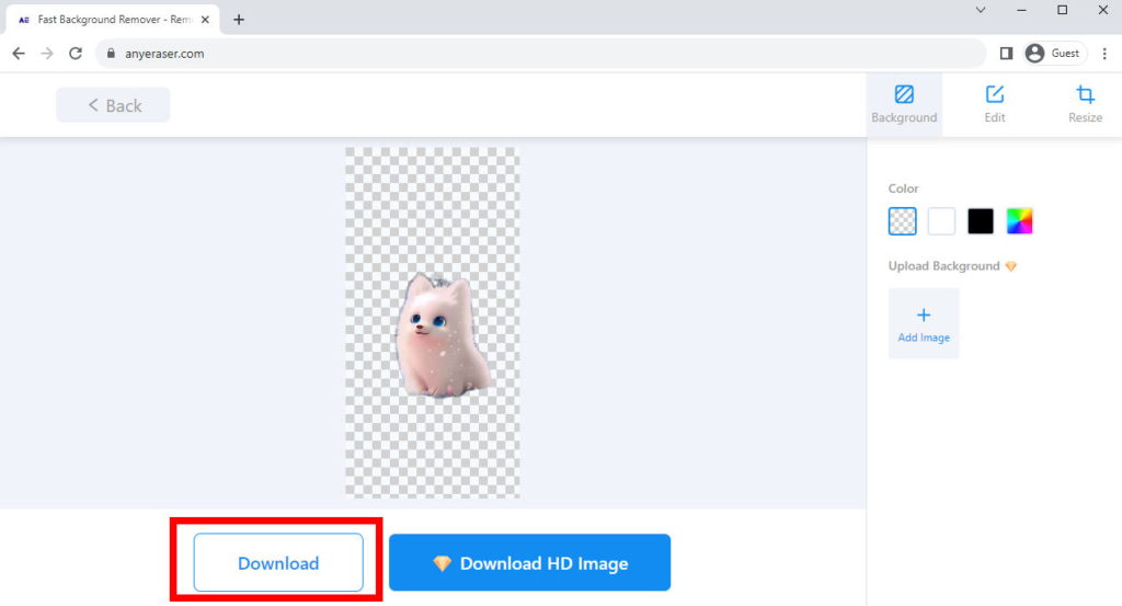 Verwenden Sie Adobe Express, um den Hintergrund zu entfernen: Schritt ...