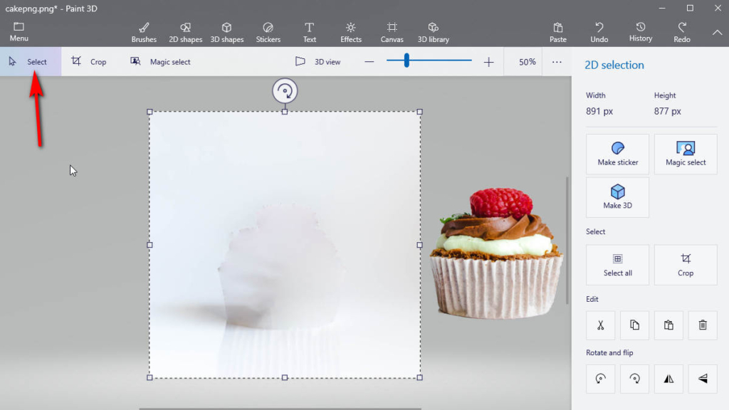 [Easy Guide] Use Paint 3D to Make Transparent Background