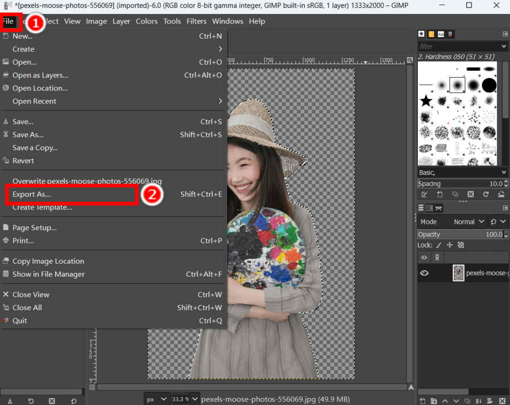 Una guida semplice a GIMP: come rendere trasparente lo sfondo
