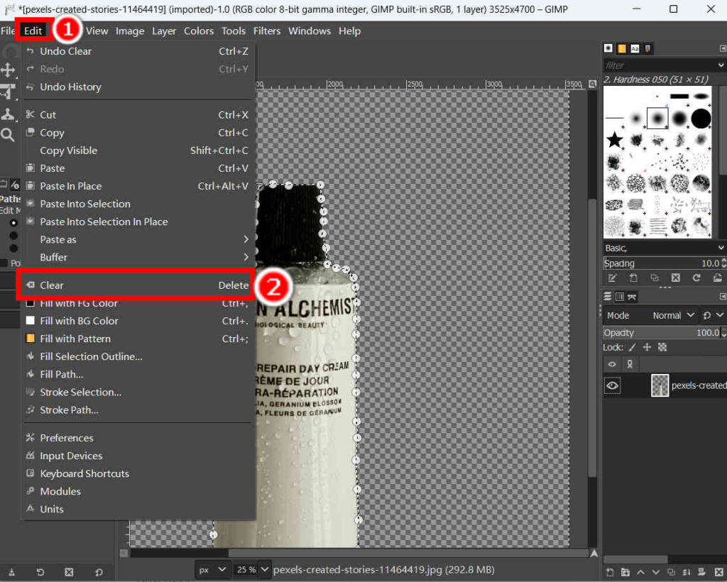 Un guide simple de GIMP : comment rendre l'arrière-plan transparent