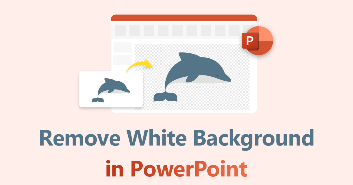 如何在 PowerPoint 中从图像中删除白色背景