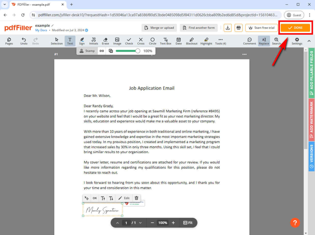 Cara Menambahkan Tanda Tangan ke PDF (Dalam 3 Langkah Mudah)