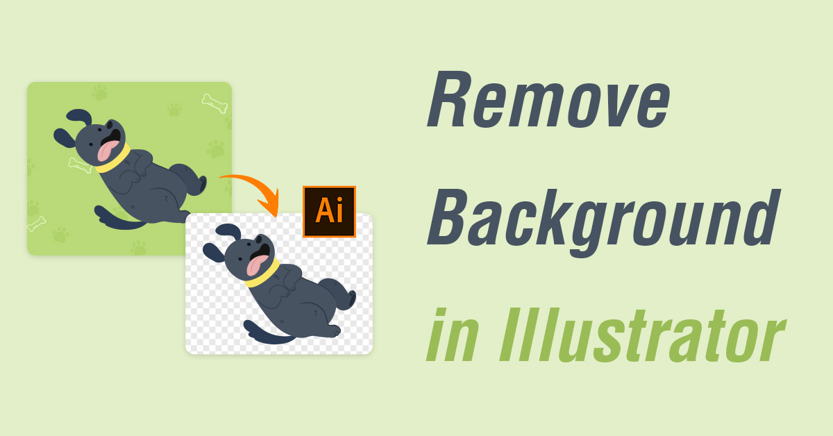 So entfernen Sie den Hintergrund in Illustrator auf 3 Arten