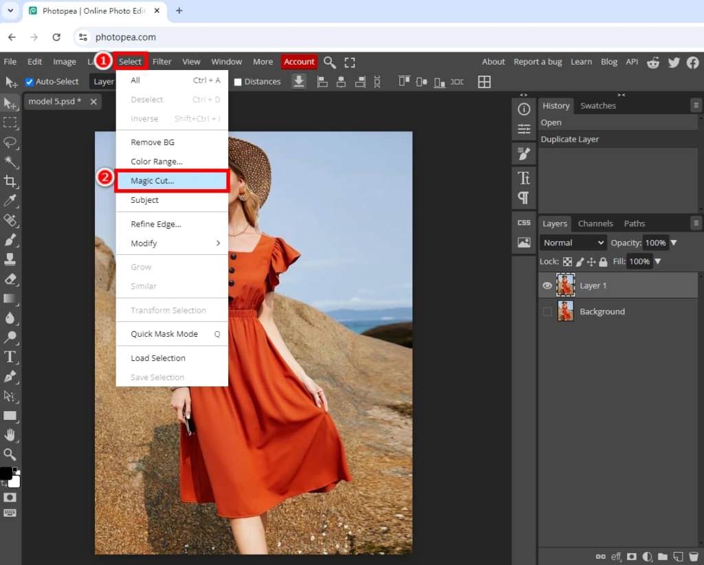 How to Remove Background in Photopea (Full Guide)