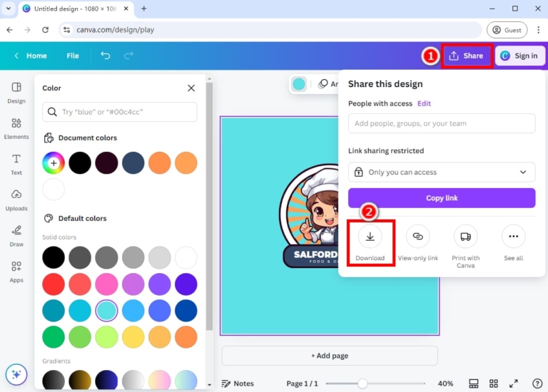 How to Change Background Color on Canva Easily & Fast